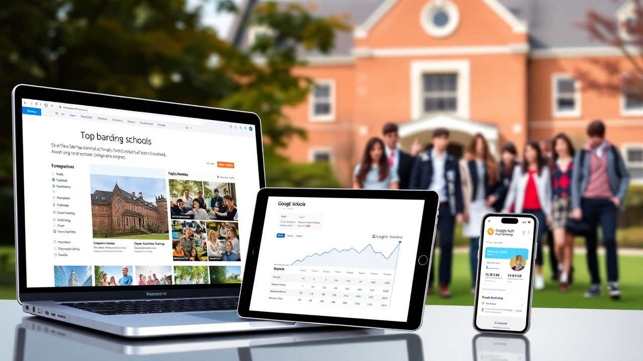 SEO & Google Ads Case Studies - Boarding School Review